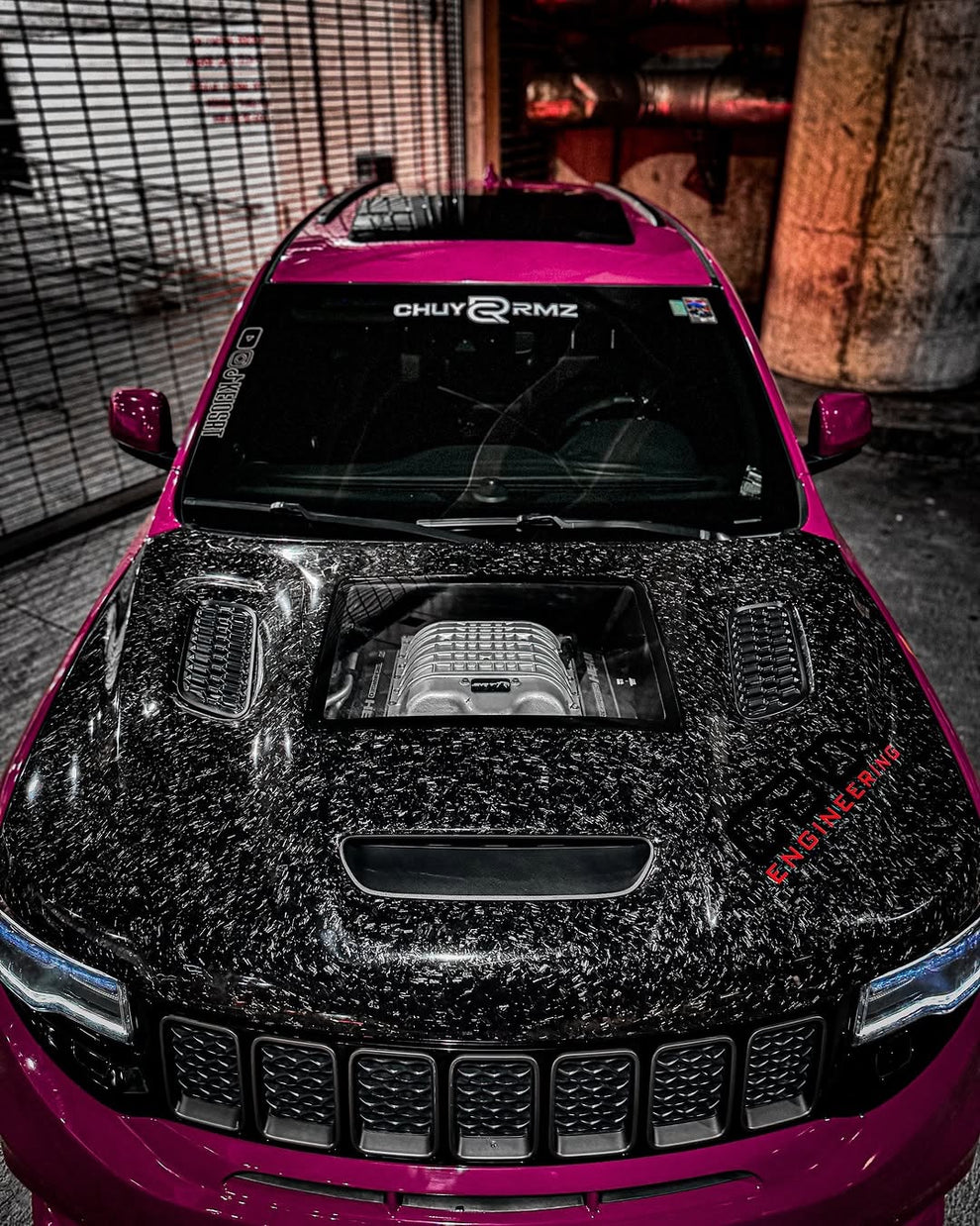 JEEP GRAND CHEROKEE WK2 2010-2022 REDEYE STYLE HOOD |FREE SHIPPING ...